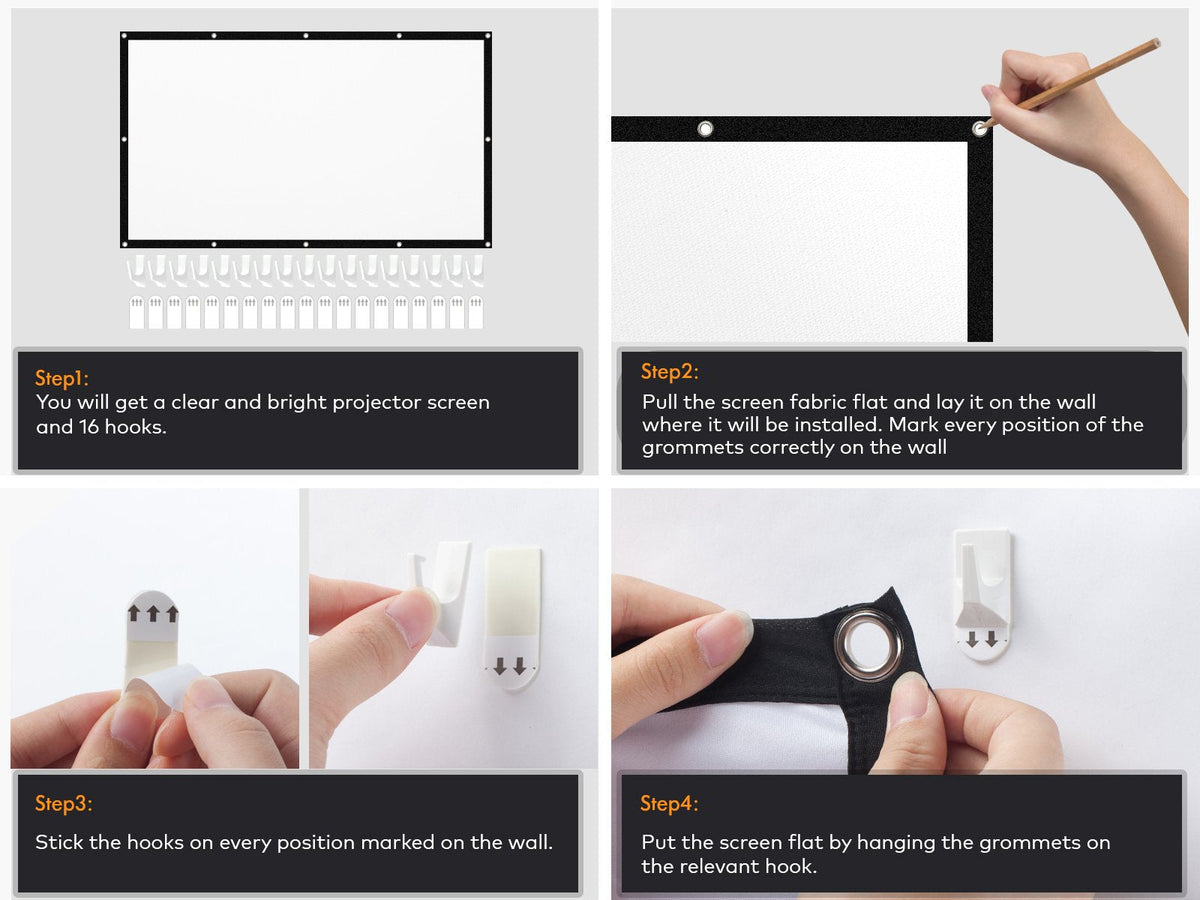 Yoton PS100 Portable Projector Screen – YOTON